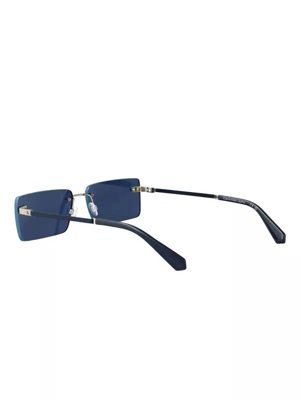 Calvin Klein Rectangle-frame Sunglasses - Blue
