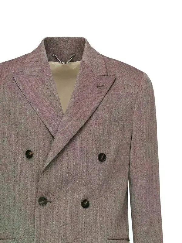 GOLDEN GOOSE Double-breasted Blazer - Brown