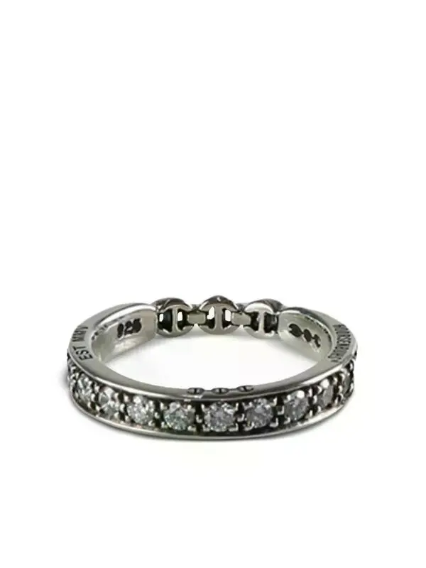 Hoorsenbuhs Engraved Band Ring - Silver