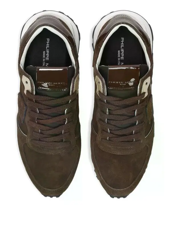 Philippe Model Suede Lace-up Sneakers - Brown