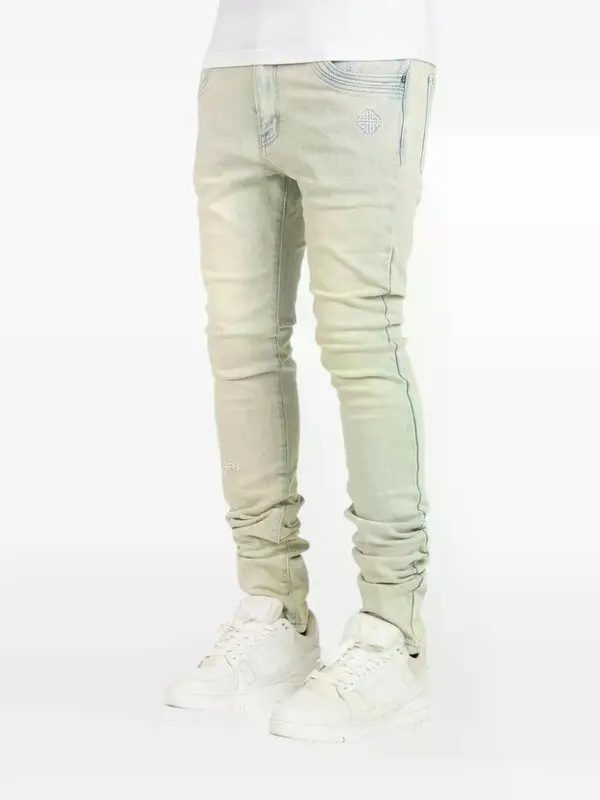 GUAPI Embroidered-logo Jeans