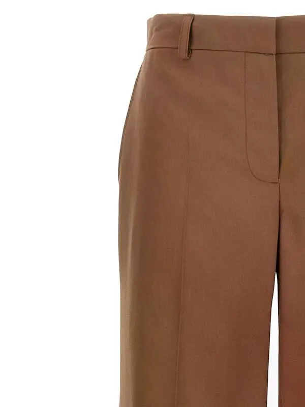 Stella McCartney Pleated Flared Trousers
