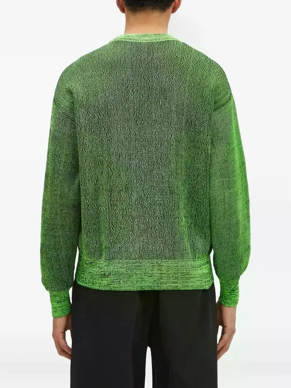 Aries Glitch Alien-o Knit Sweater