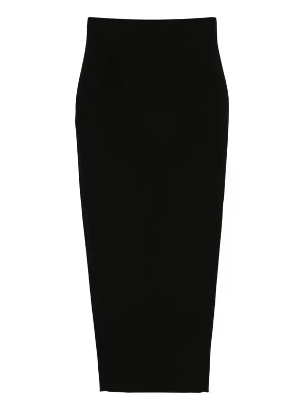 Rick Owens High-waisted Maxi Skirt - Black