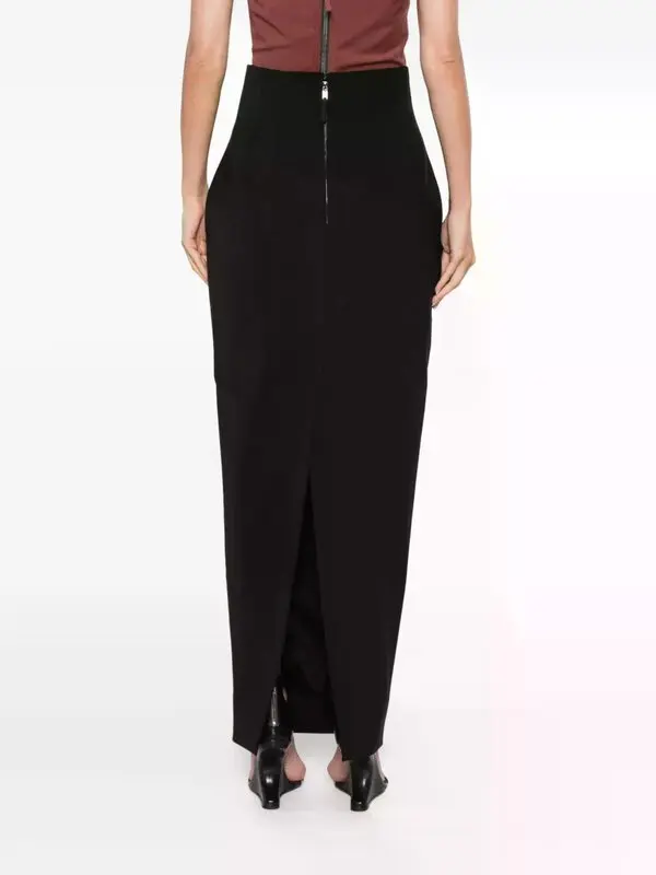Rick Owens High-waisted Maxi Skirt - Black