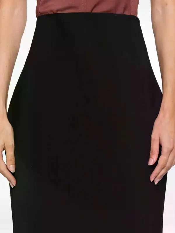 Rick Owens High-waisted Maxi Skirt - Black