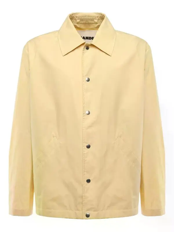 JIL SANDER Logo-print Collared Overshirt