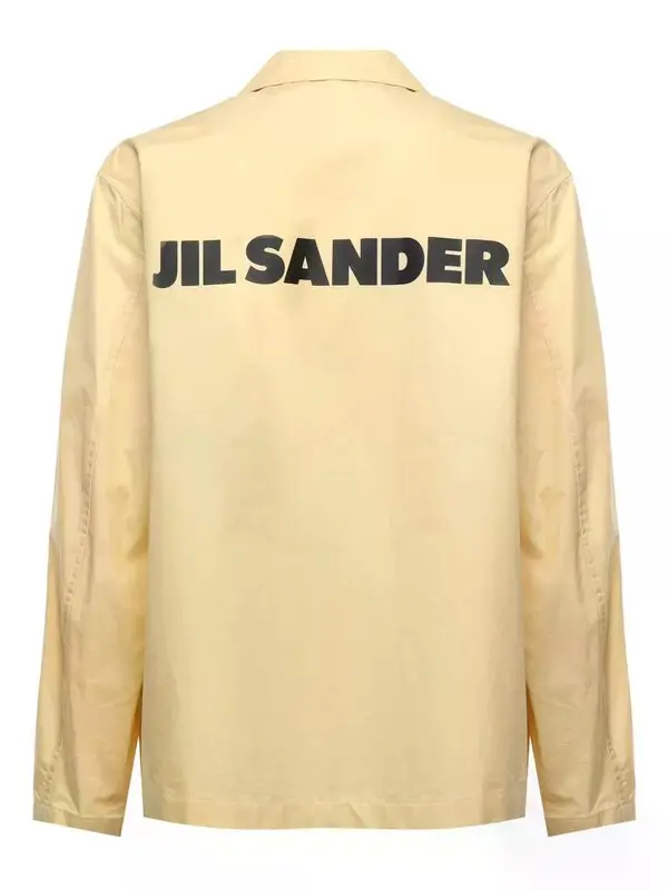 JIL SANDER Logo-print Collared Overshirt