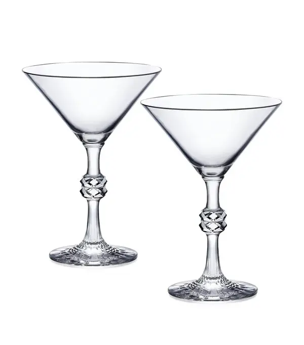 THE MARTHA, BY BACCARAT Set Of 2 Jcb Passion Martini Glasses - Clear