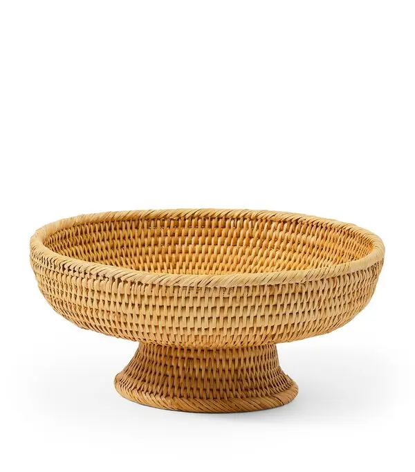 CABANA MAGAZINE Small Wicker Sabbia Fruit Bowl - Neutral