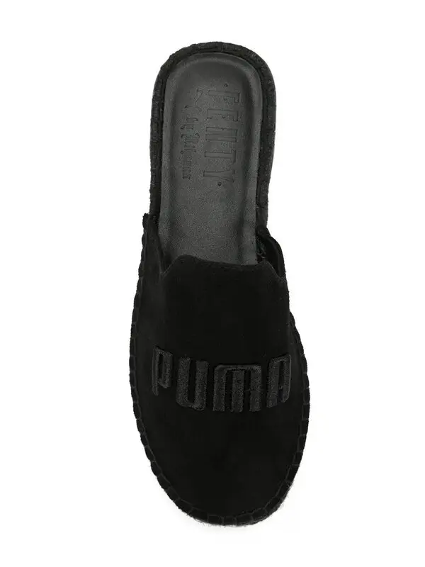PUMA X Fenty Rihanna Suede Espadrilles - Black
