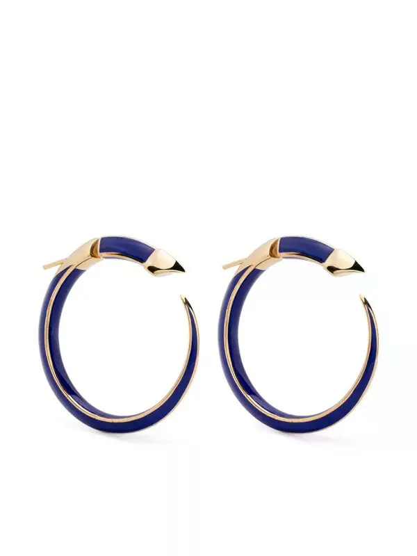 SHAUN LEANE Sterling Silver Sabre Solis Hoop Earrings - Gold