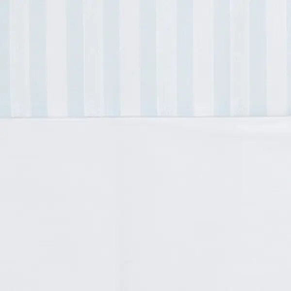 TARTINE ET CHOCOLAT Cotton Striped Bed Bumper - Blue