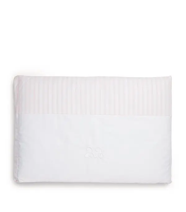 TARTINE ET CHOCOLAT Cotton Striped Bed Bumper - Pink