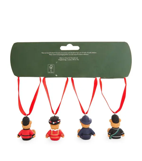 Harrods London Bear Tree Decorations
