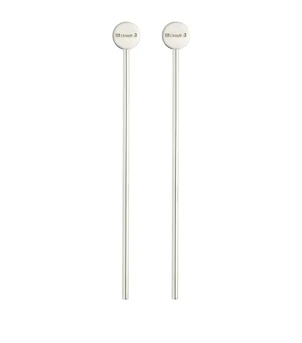 Christofle Plated Uni Cocktail Stirrers - Silver