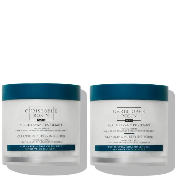 Christophe Robin Cleansing Purifying Scrub With Sea Salt Bundle 250ml - One-color