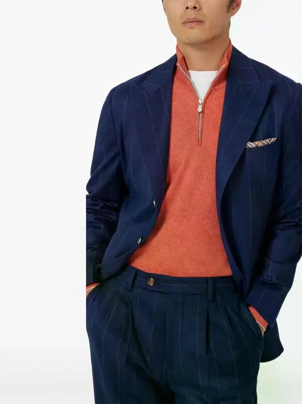 Brunello Cucinelli Chalk Stripe Blazer