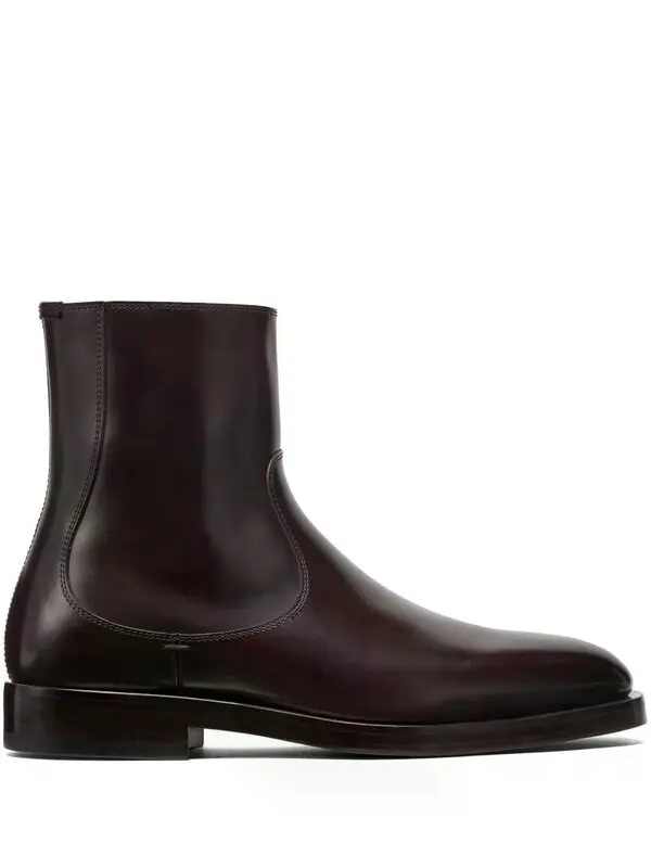 Brunello Cucinelli Leather Ankle Boots