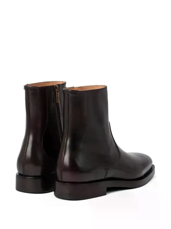 Brunello Cucinelli Leather Ankle Boots