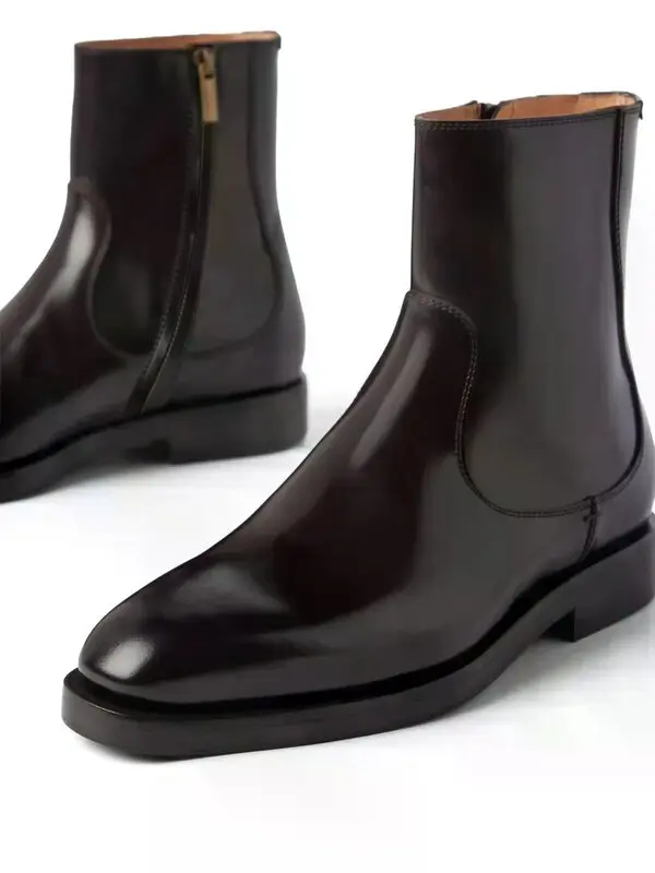 Brunello Cucinelli Leather Ankle Boots