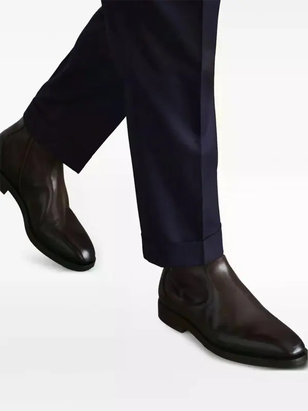 Brunello Cucinelli Leather Ankle Boots