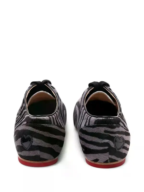 Hogan Zebra-print Leather Loafers