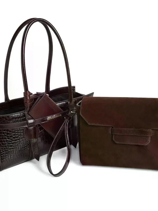 Dsquared2 Leather Tote Bag - Brown