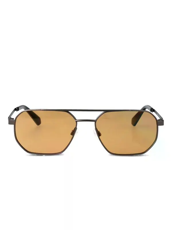 Calvin Klein Geometric-frame Sunglasses - Black