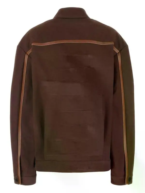 Miu Miu Leather-trimmed Cotton Jacket
