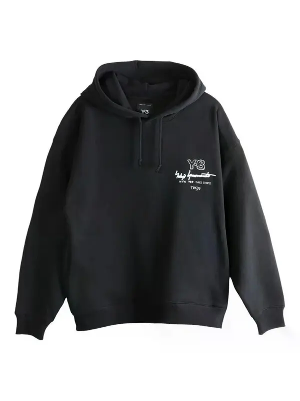 Y3 Logo-print Hoodie