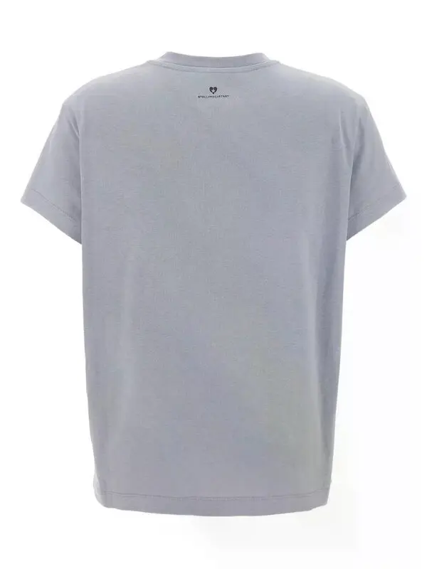 Stella McCartney Logo-print Crew-neck T-shirt - Blue