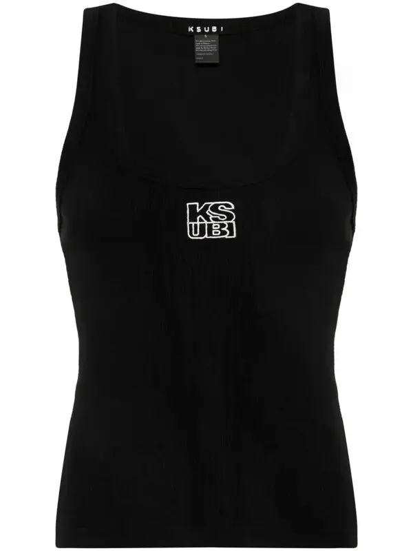 Ksubi Stacked Origin Ribbed Tank Top