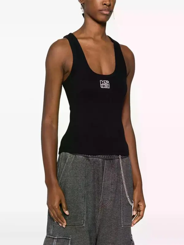 Ksubi Stacked Origin Ribbed Tank Top