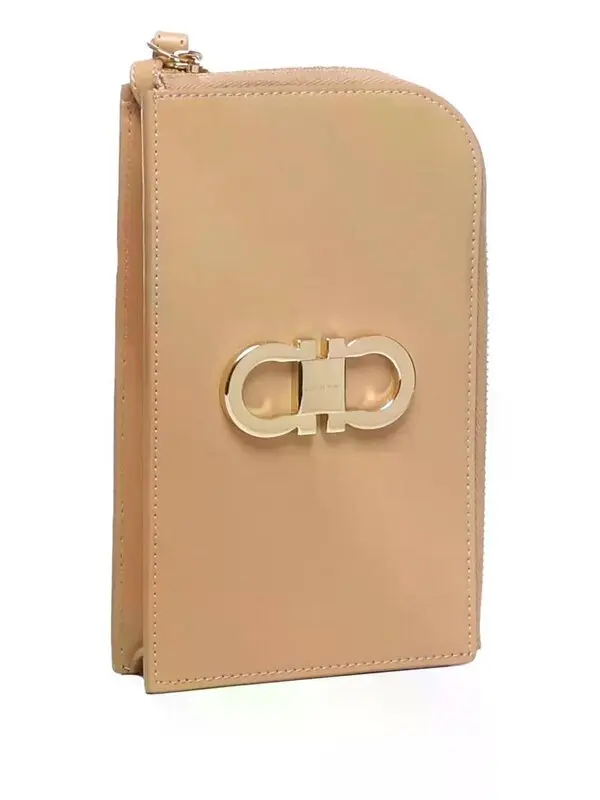 FERRAGAMO Gancini-plaque Zip-around Wallet