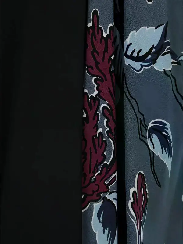 Prada Crystal-embellished Floral-print Dress