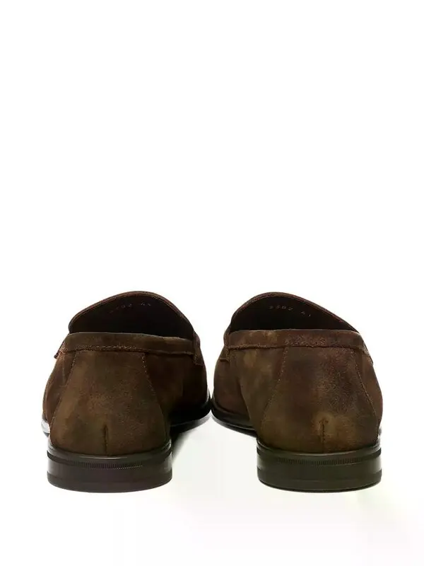 DOUCAL'S Penny-strap Suede Loafers