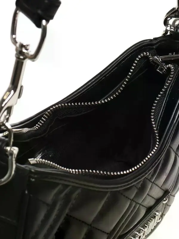 Moschino Quilted Logo Shoulder Bag