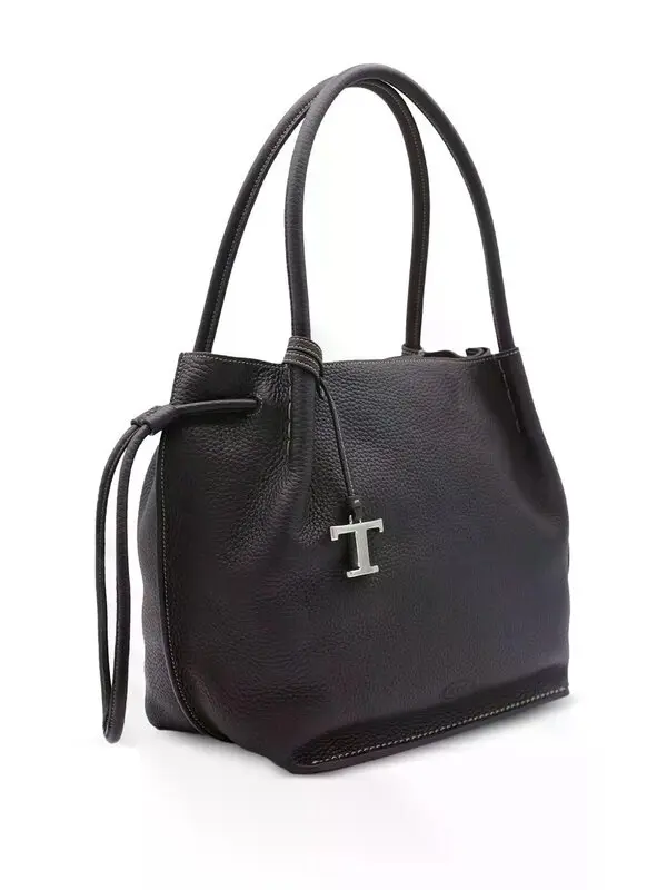 TOD'S Drawstring Leather Tote Bag