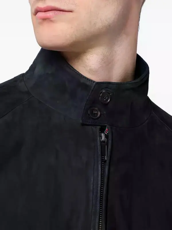 BARACUTA G9 Suede Zip-up Jacket