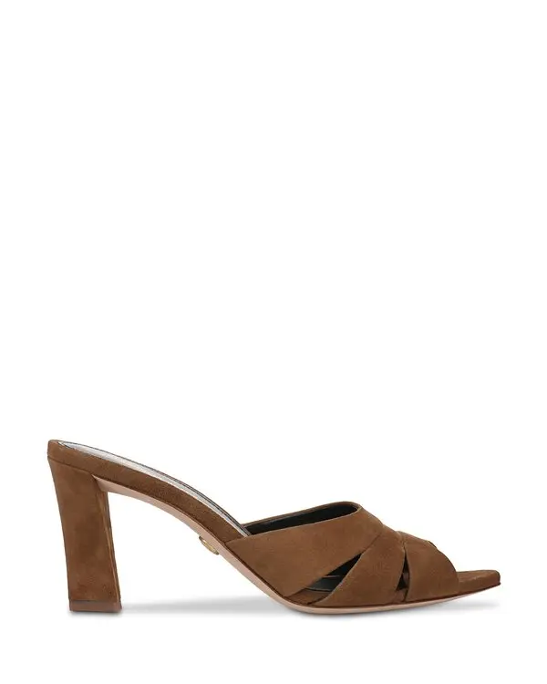 Veronica Beard Cassiel Leather Sandals - Hazelwood