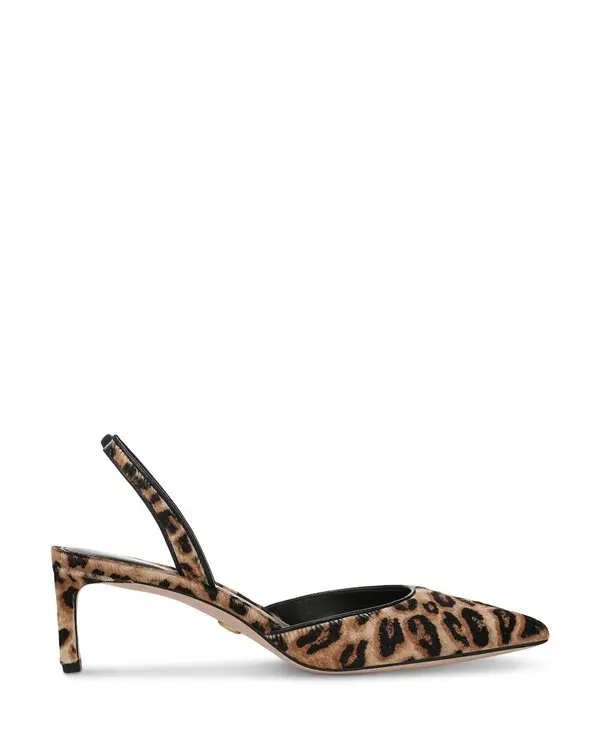 Veronica Beard Caroline 2 Slingback Pumps - Leopard