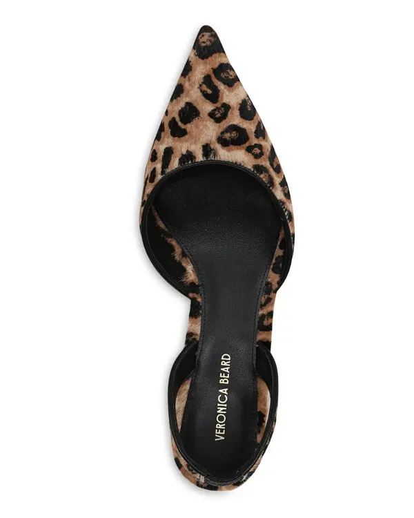 Veronica Beard Caroline 2 Slingback Pumps - Leopard