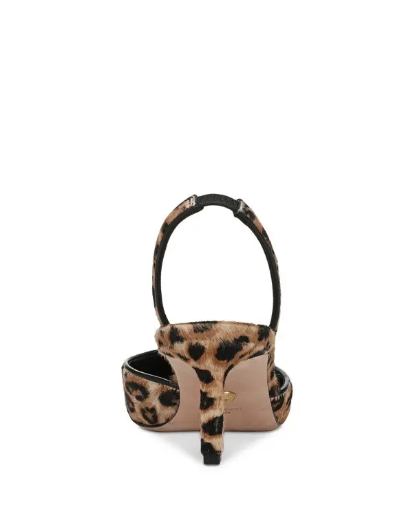 Veronica Beard Caroline 2 Slingback Pumps - Leopard