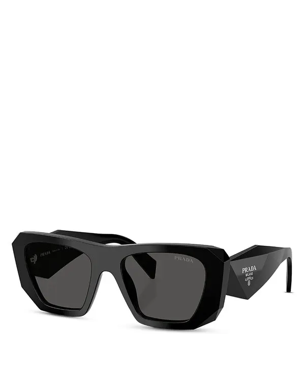 Prada 53mm Square Sunglasses - Black