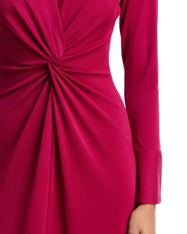 Cinq À Sept Matte Jersey Mckenna Dress - Beet Red