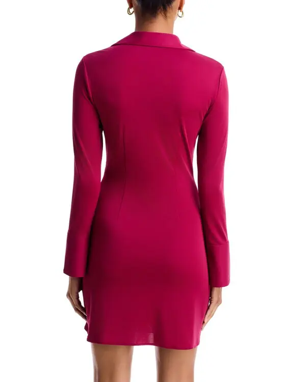 Cinq À Sept Matte Jersey Mckenna Dress - Beet Red