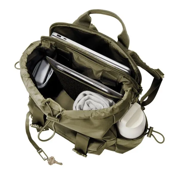 Dagne Dover Brooklyn Flap Top Backpack - Dark Moss