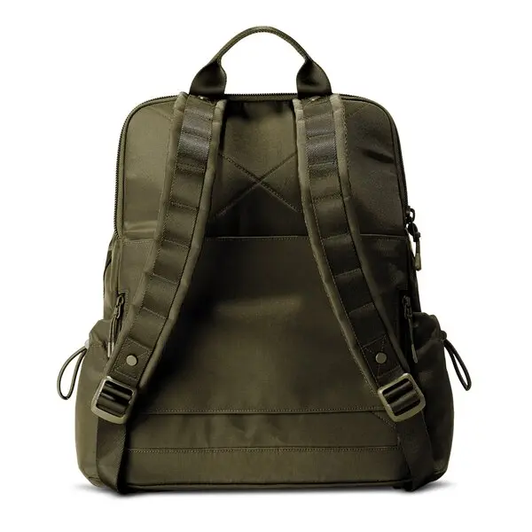 Dagne Dover Brooklyn Flap Top Backpack - Dark Moss