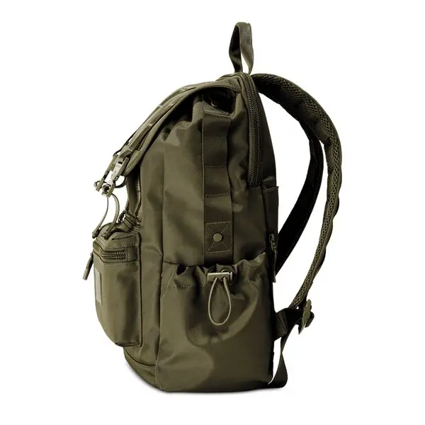 Dagne Dover Brooklyn Flap Top Backpack - Dark Moss